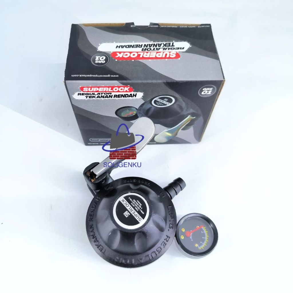 Jual Regulator superlock GRS 01 regulator kompor gas tekanan rendah ...