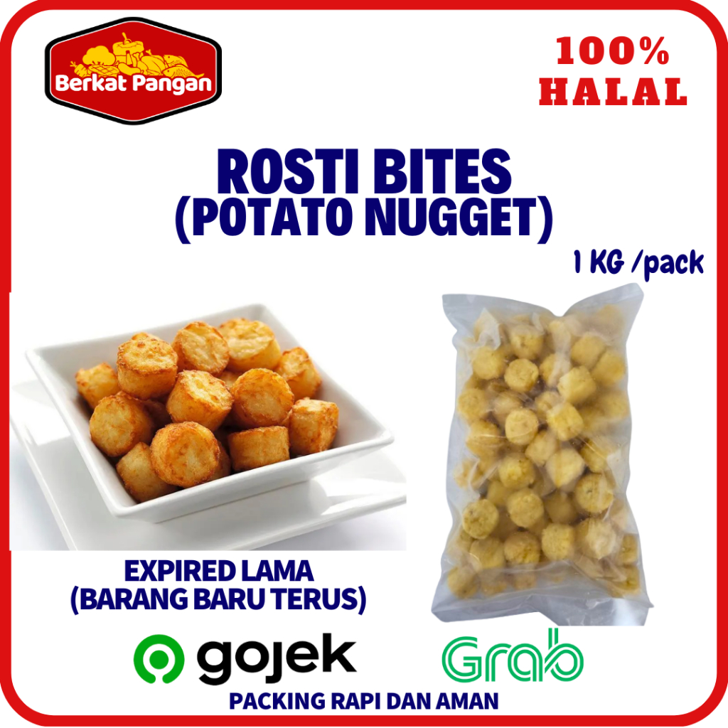 Jual Kentang Rosti Bites Potato Nugget 1 Kg | Shopee Indonesia