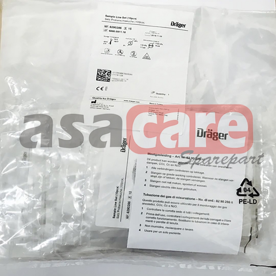 Jual Gas Sample Sample Line - Drager (10Set) | Shopee Indonesia