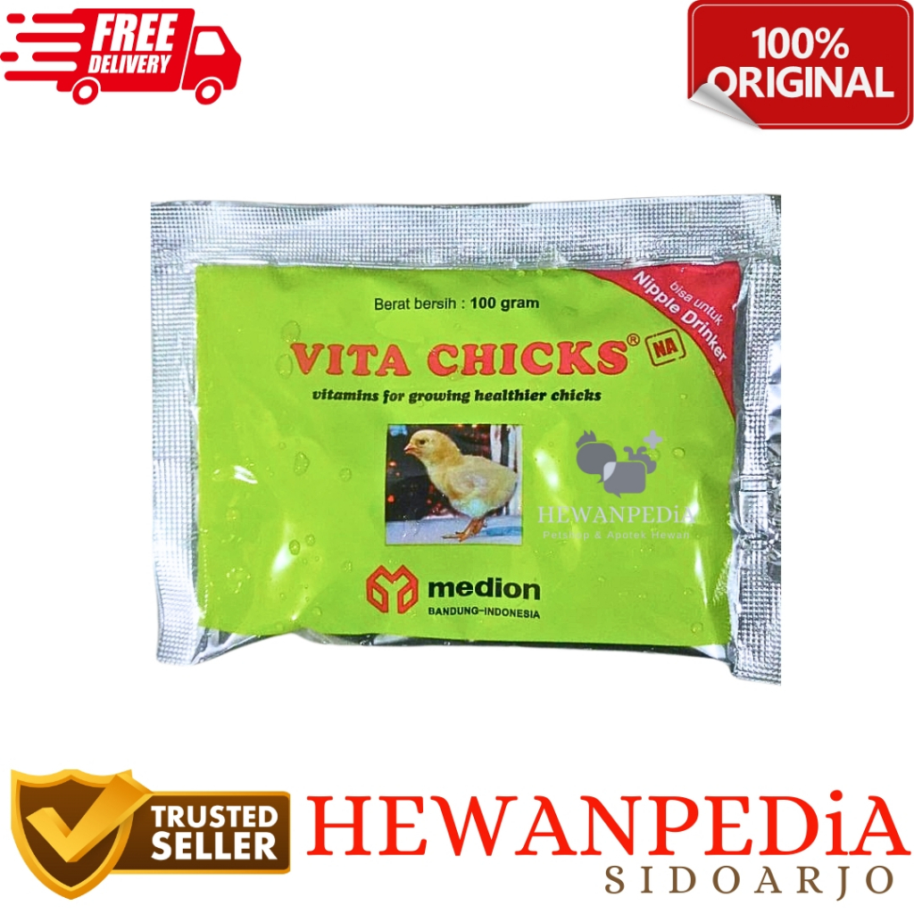 Jual VITA CHICK 50 gr MEDION Hewanpedia - Vitamin Pertumbuhan Anak Ayam ...