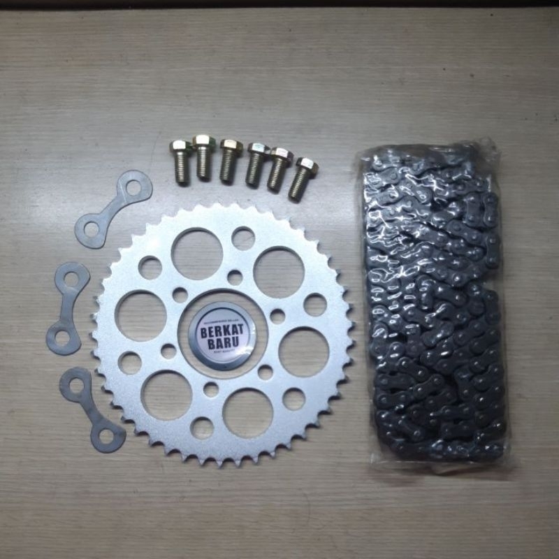 Jual Baut Klem Kancingan Ger Gear Gir Belakang Rantai Yamaha DT100 ...