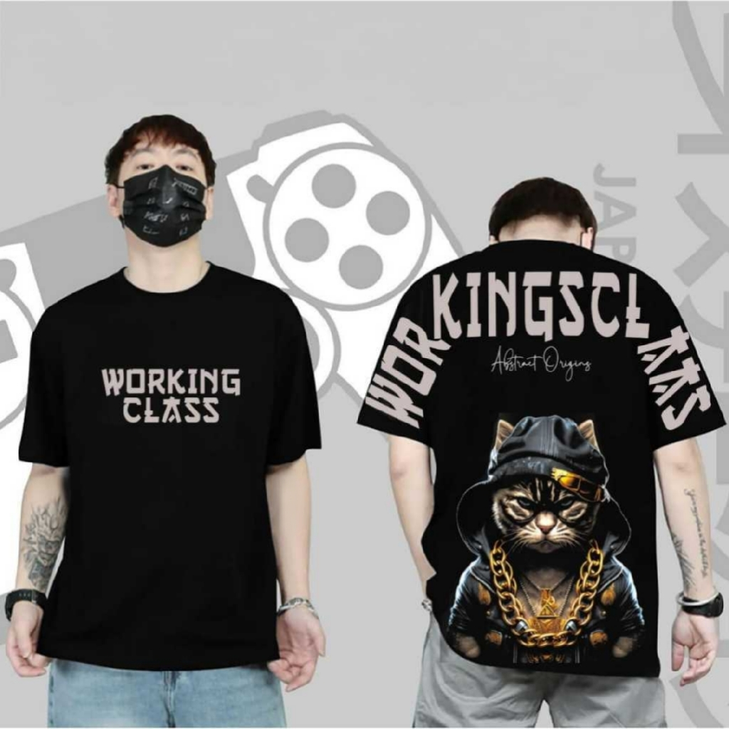 Jual BAJU KAOS PRIA WORKING CLASS | KAOS KATA KATA VIRAL | BAJU PRIA ...
