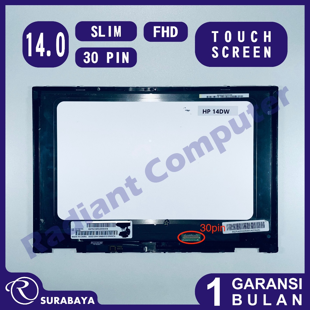 Jual LCD LED Touchscreen HP Pavilion X360 14-DW 14M-DW 14T-DW | Shopee ...