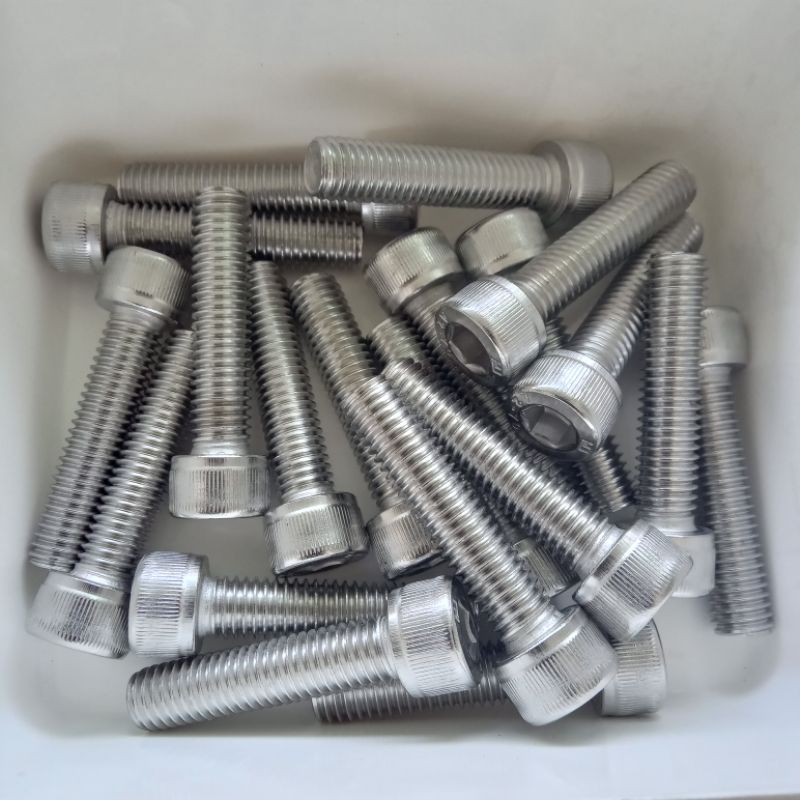 Jual SUS304 Baut L M8 × 30 Stainless Steel/ Baut Socket/Baut Stainless | Shopee Indonesia