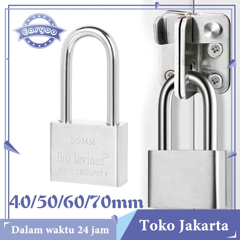 Jual Gembok Pagar Anti Karat Air Maling Besar 40 50 60 70 Mm Gembok ...