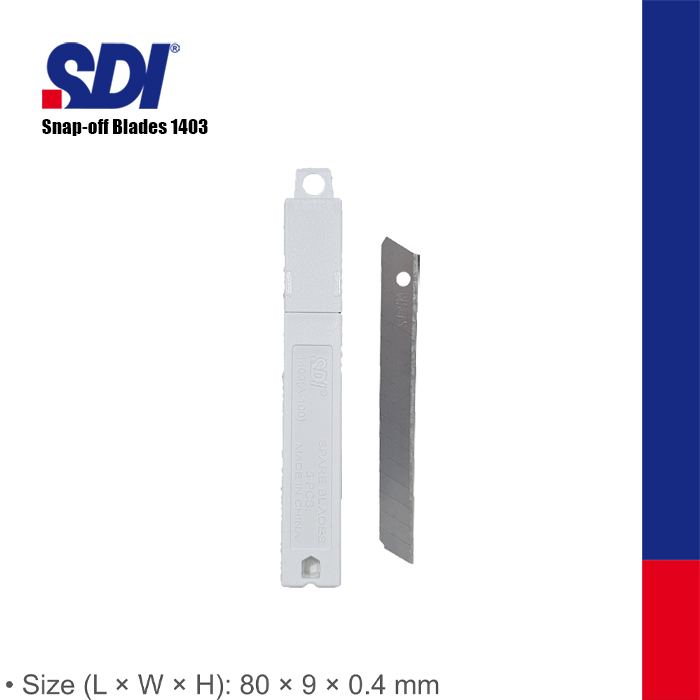 Jual SDI A-100 Cutter Blade Refill / Isi Cutter A-100 1403C | Shopee ...