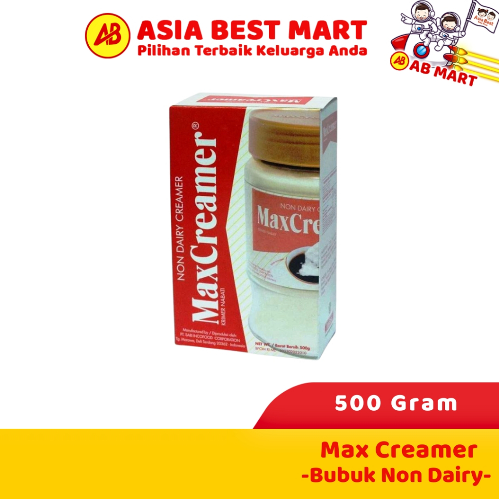 Jual Max Creamer 500 Gr Kotak Krimer Nabati Bubuk Non Dairy - ASIA BEST ...