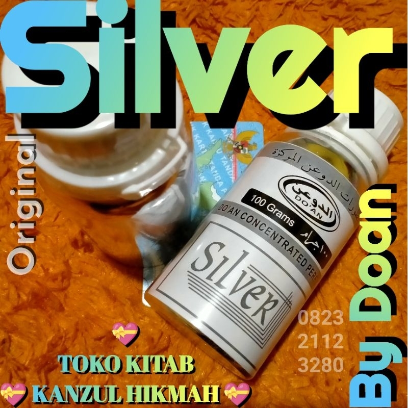 Jual KH6PDN100 PARFUM DOAN BIBIT BIANG PERFUME OIL MINYAK WANGI AROMA SILVER KASTHURI KASTURI ...
