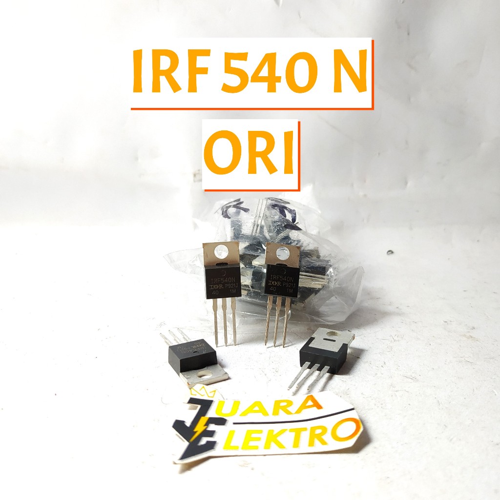 Jual Transistor IRF 540 N ORI | Transistor (TR) IRF540 N ORI / Asli ...