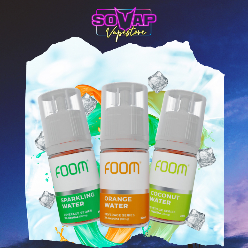 Jual New Foom Beverage Series Sparkling Water , Orange Water , Coconut ...