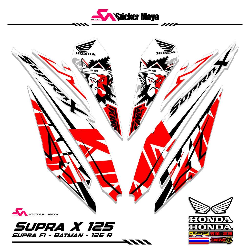 Jual Striping Supra X 125 R Motif X27/Stiker Supra X 125 Fi/Sticker ...