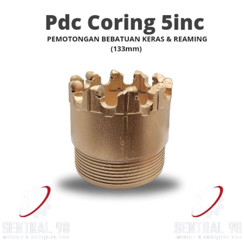 Jual mata bor pdc coring 5inc/mata bor sumur/Coring pdc | Shopee Indonesia