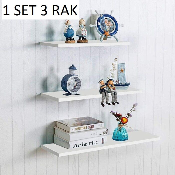 Jual Promo Rak Dinding Minimalis Serbaguna Sudut Tempel RAK DINDING ...