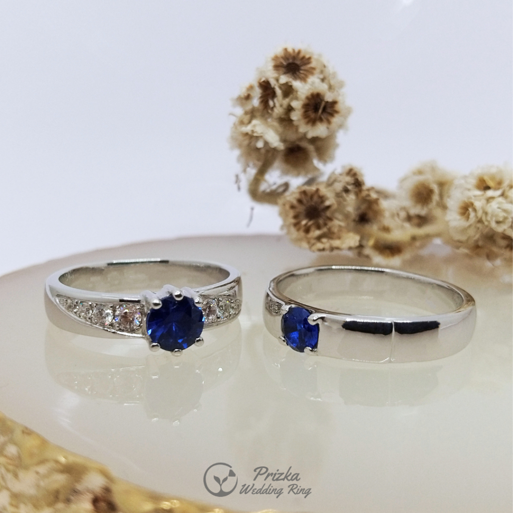 Jual Cincin Perak Couple Tunangan Nikah Kawin Lamaran Pasangan Sterling ...