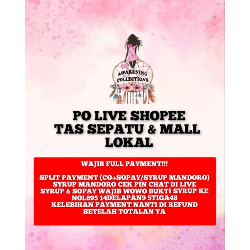 Jual CO LIVE SHOPEE TAS SEPATU LOKAL & MALL | Shopee Indonesia