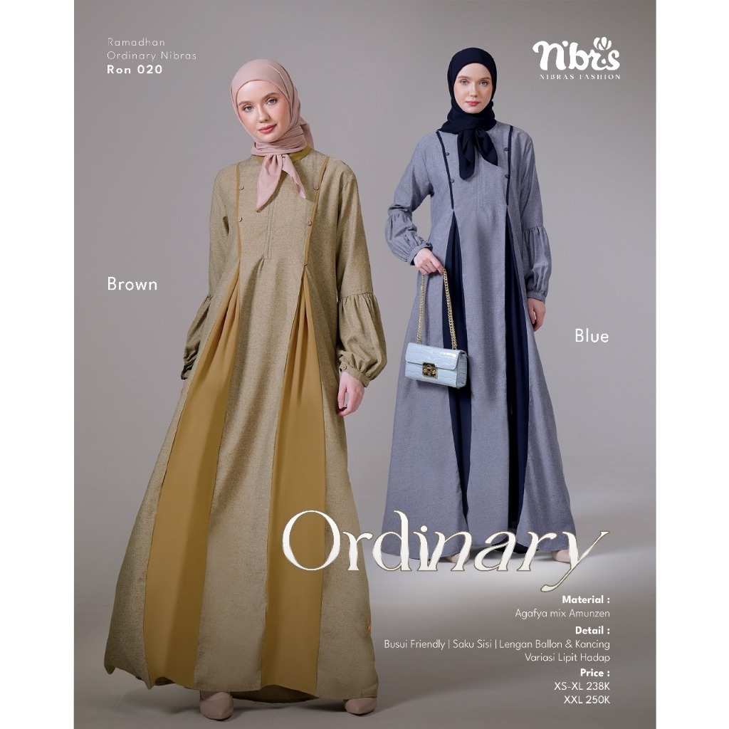 Jual GAMIS NIBRAS TERBARU RON 020 ORDINARY / NIBRAS SYARI / BISA COD ...