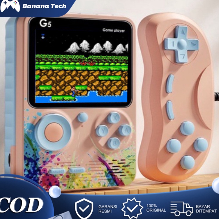 Jual JoT Banana Tech Gameboy Retro 5 in 1 Games Mini Portabel SUPRIME ...