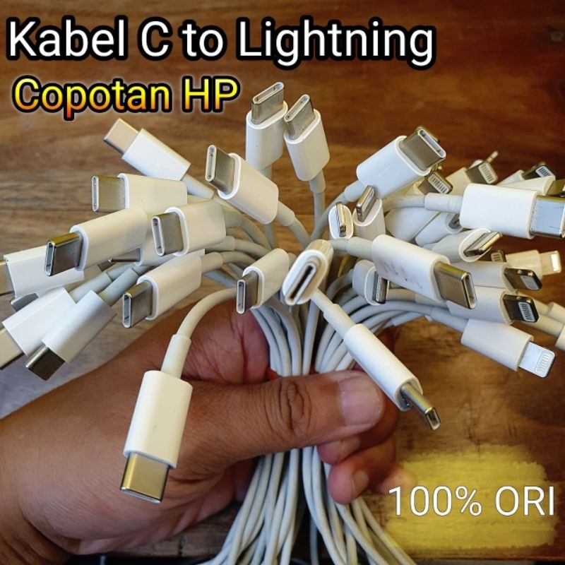 Jual Kabel Data Apple C to Lightning Fast Charging Original 100% ...