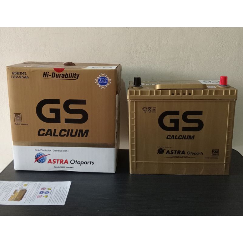 Jual Aki/battery GS Astra Calsium 65B24L Suzuki Ertiga/Nissan Livina ...