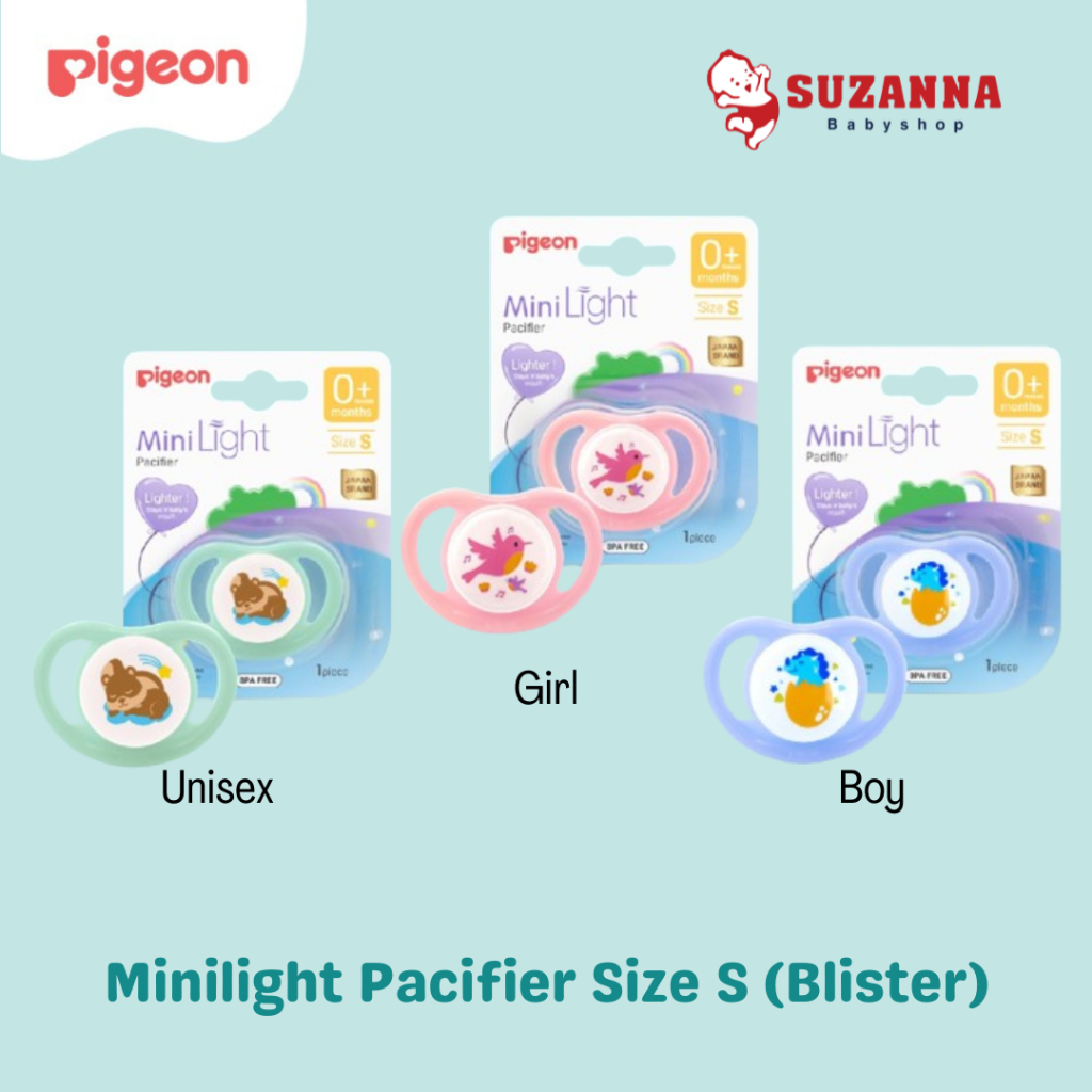 Jual Pigeon Minilight Pacifier Size S (Blister) | Shopee Indonesia