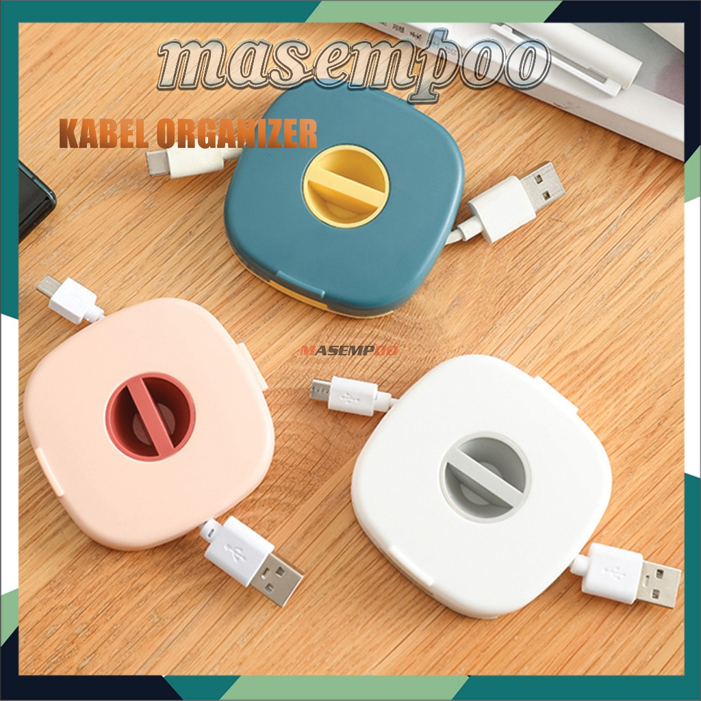 Jual Kotak Penyimpanan Kabel Data Cas - Gulungan Kabel Cas hp - Tempat ...
