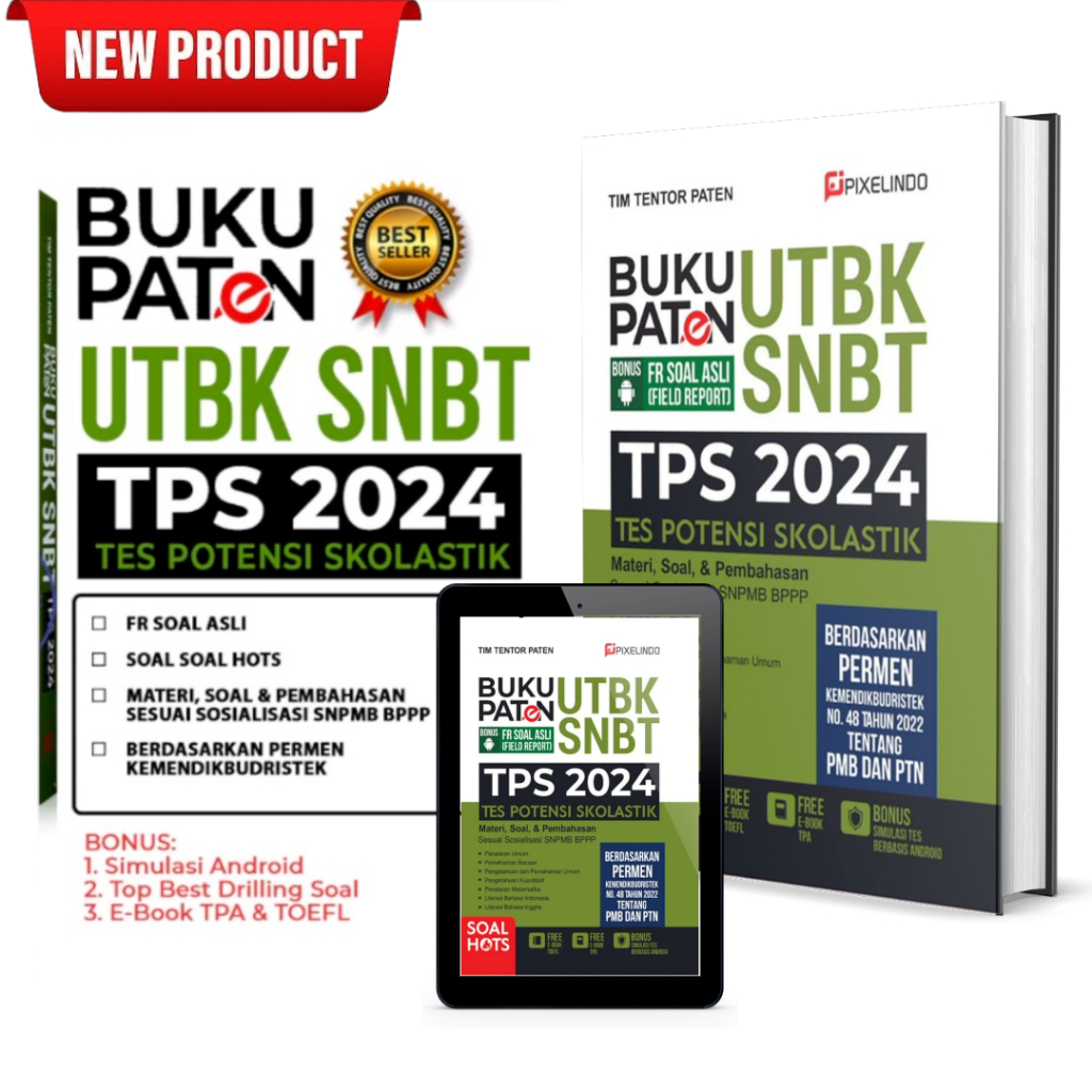 Jual Buku Paten UTBK SNBT TPS 2024 Buku Bestie UTBK SNBT TPS 2024 | Shopee Indonesia