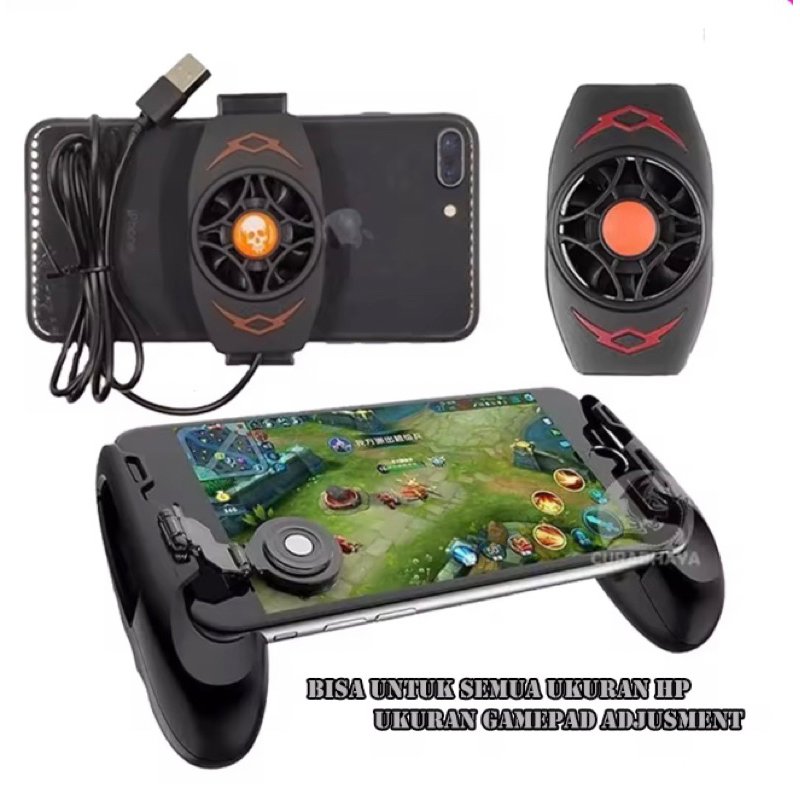 Jual Cooler Gamepad Joystick PUBG Mobile, Freefire, Mobile Legends ...