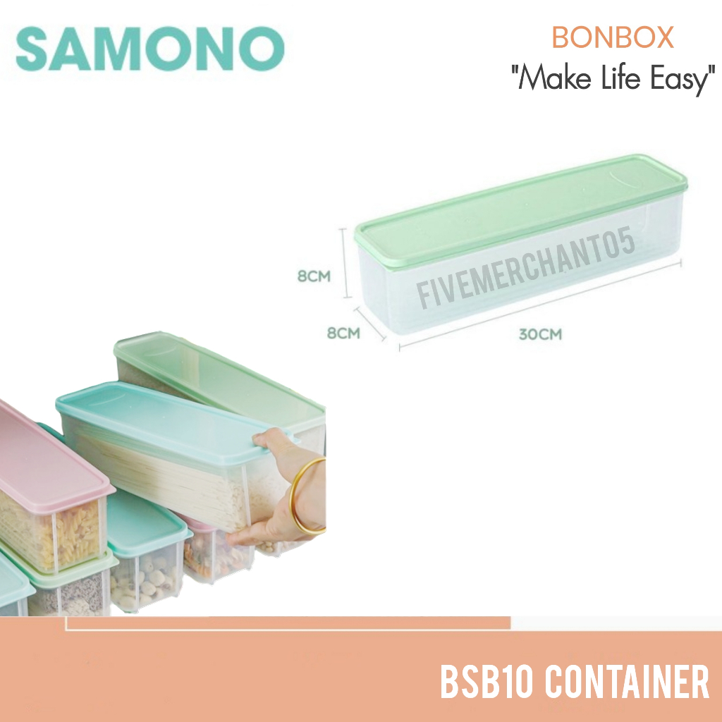 Jual Food Container Bonbox Samono BSB10 Wadah Makanan Persegi Panjang ...