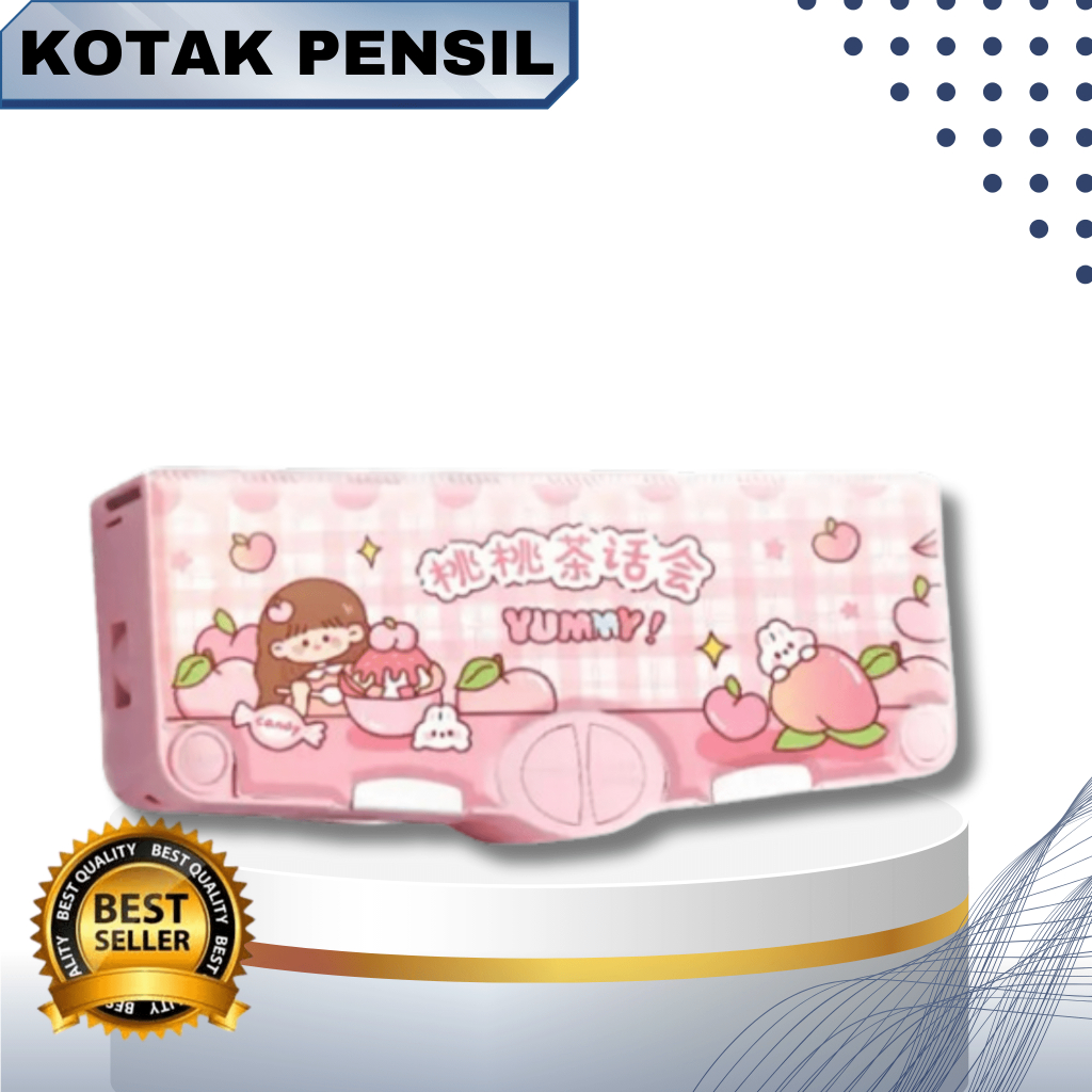 Jual Kotak Pensil Multifungsi Lengkap Peruncing Gunting Isolasi ...