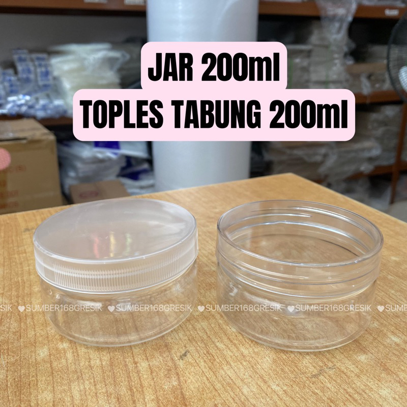 Jual [1 pc] TOPLES TABUNG TUTUP BENING BURAM 200ml | JAR 200ml | TOPLES ...