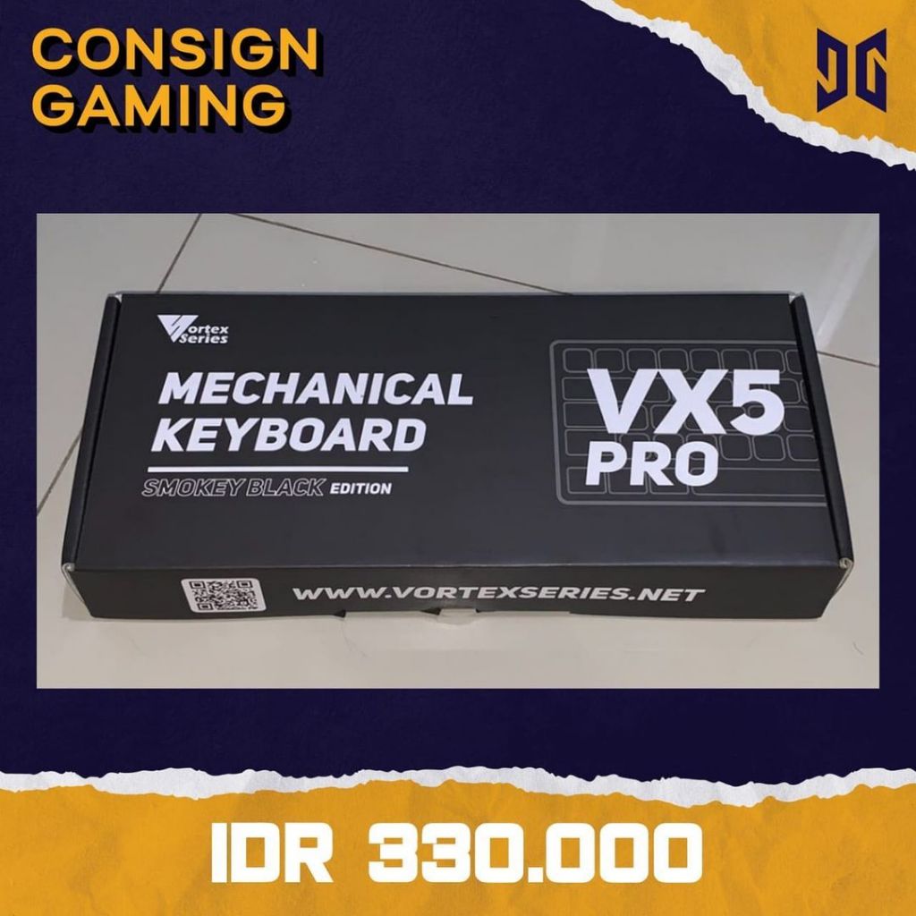 Jual VORTEX SERIES VX5 PRO - GATERON YELLOW SWITCH PRE LUBED ( CODE : AT998 ) | Shopee Indonesia