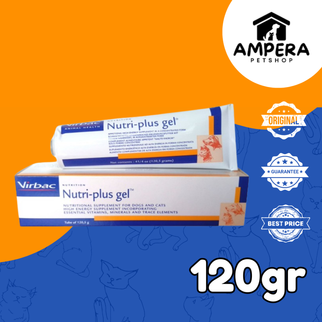 Jual Nutriplus Gel 120gr - Nutri plus Gel Suplemen Vitamin Kucing ...