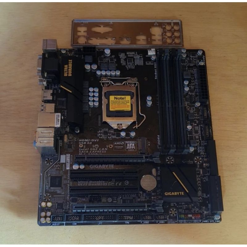 Jual MOBO / MOTHERBOAD GIGABYTE H170M-D3H, LGA 1151 NVME / M.2 SATA / 4 ...