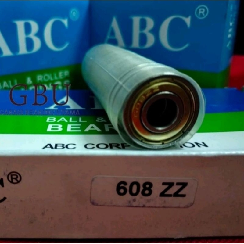 Jual Bearing ABC 608zz 608 zz bearing laher klaker spinner skateboard ...
