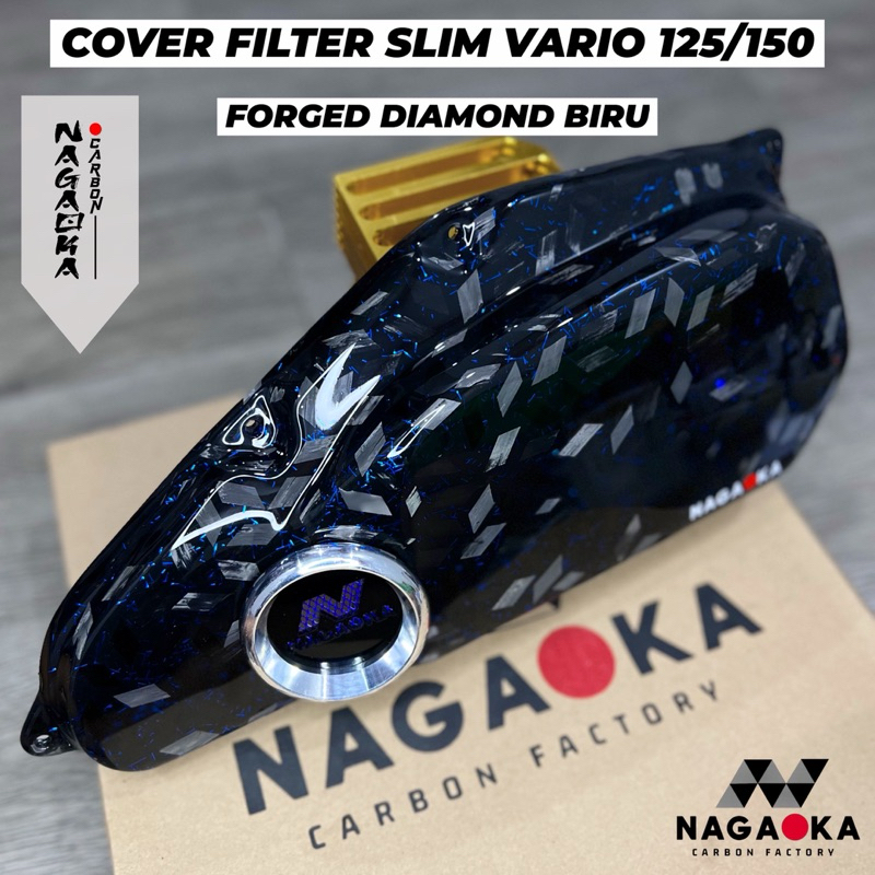 Jual COVER FILTER SLIM VARIO 125 150 LED OLD NEW REAL CARBON KEVLAR KARBON CATUR SPREAD TOW ...