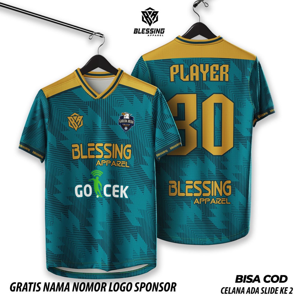 Jual Jersey Futsal/Jersey bola/Jersey custom nama+nomor+sponsor/bisa ...