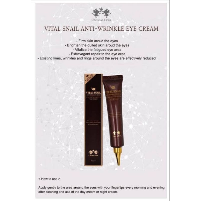 Jual CHRISTIAN DEAN PREMIUM EYE CREAM | Shopee Indonesia