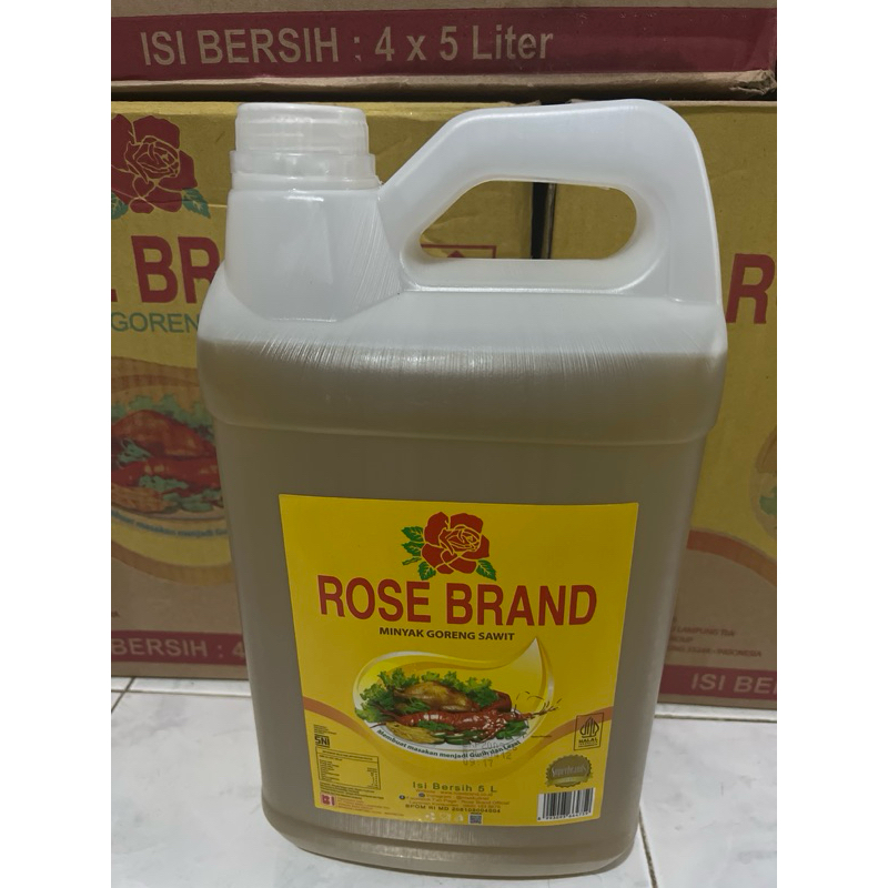 Jual MINYAK GORENG ROSE BRAND 5L 5 LITER JERIGEN INSTANT SAMEDAY ...