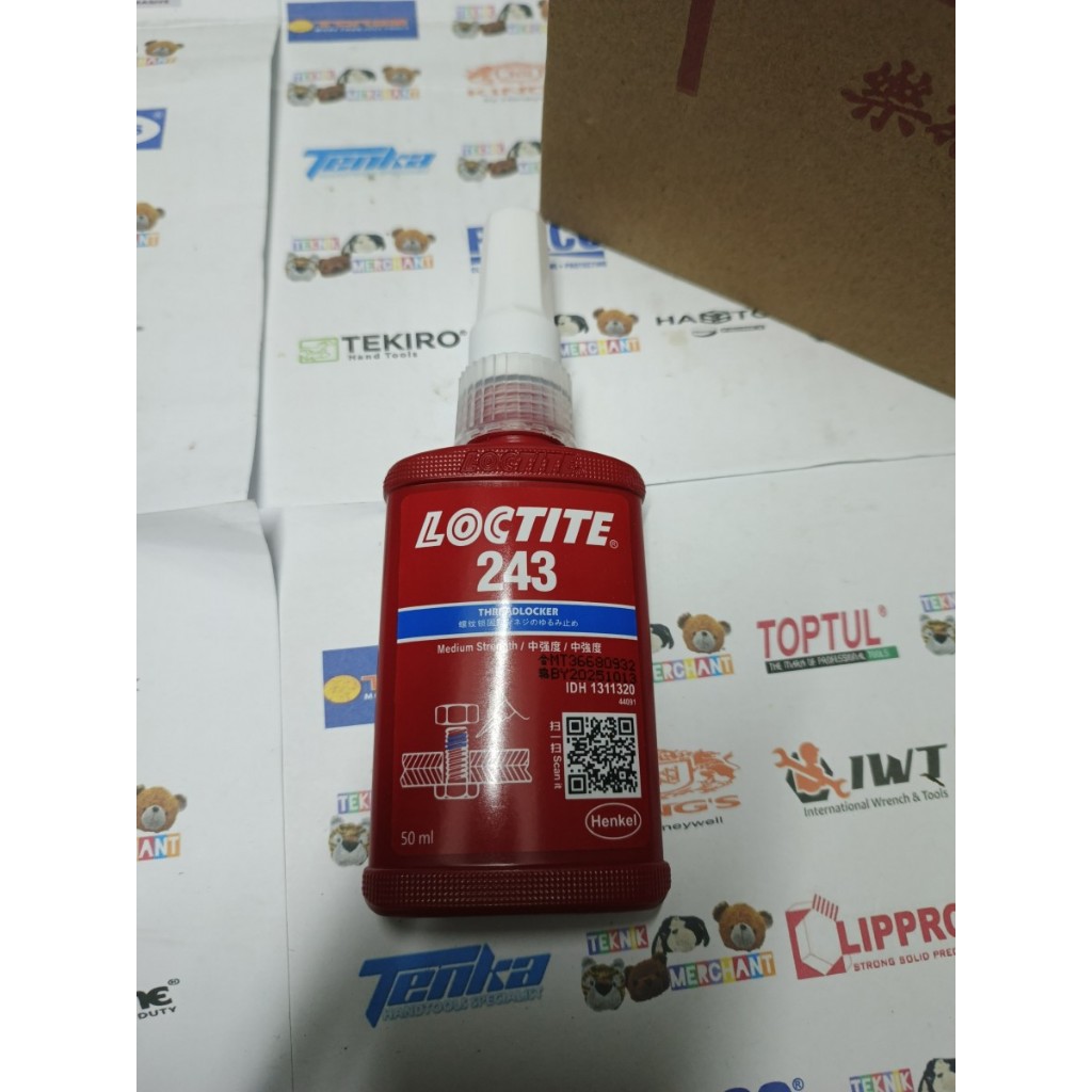 Jual LOCTITE 243 50ML LEM BAUT MATERIAL -LEM LOCTITE 243 THREADLOCKER 50 ML | Shopee Indonesia