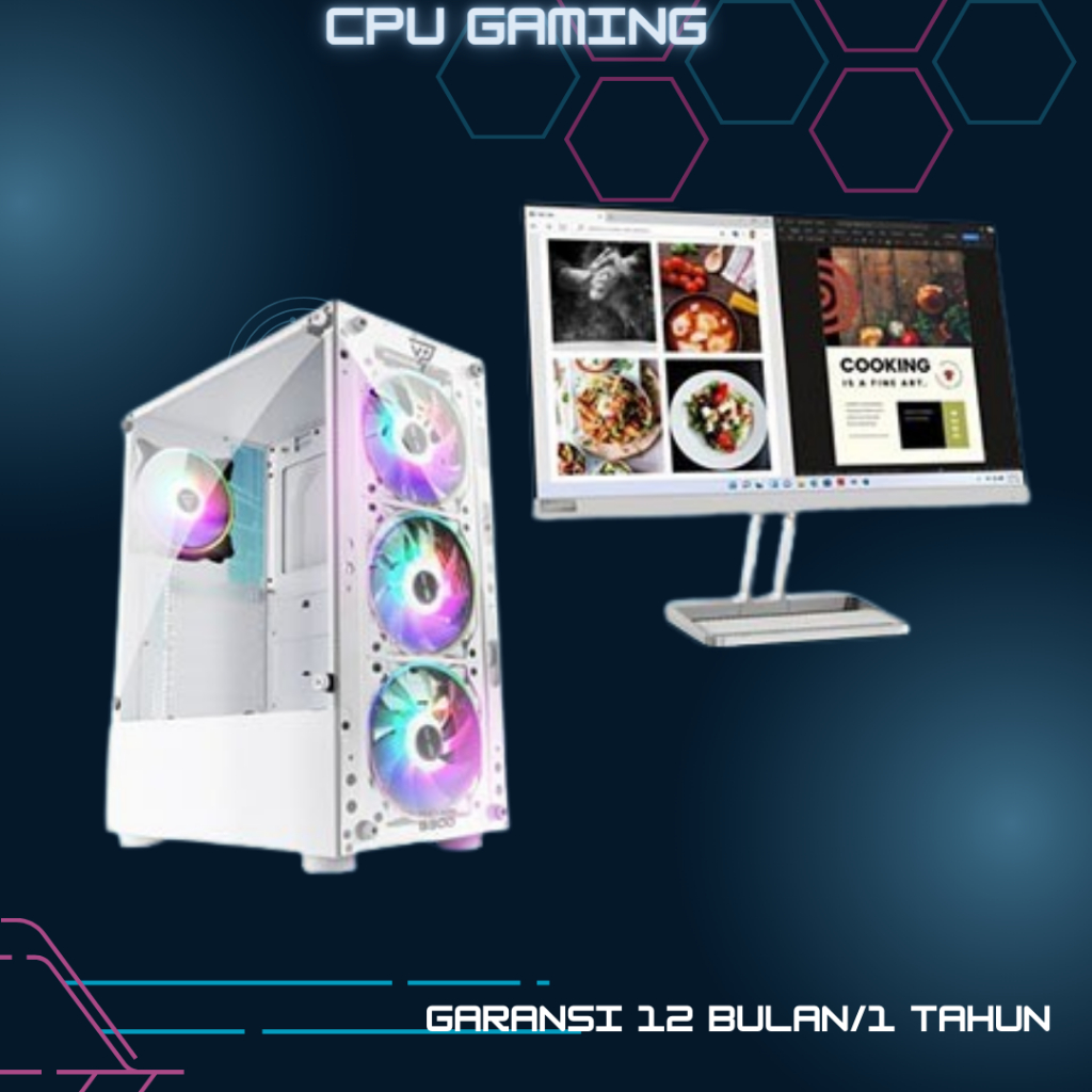 Jual PC GAMING INTEL I3 10105F RAM 16GB HDD 500GB SSD 128GB VGA GTX ...