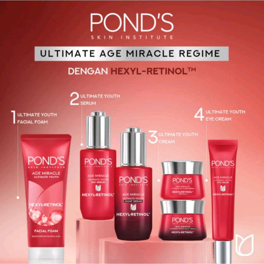 Jual Rangkaian Lengkap Pond's Age Miracle Hexyl-Retinol Ukuran Besar ...
