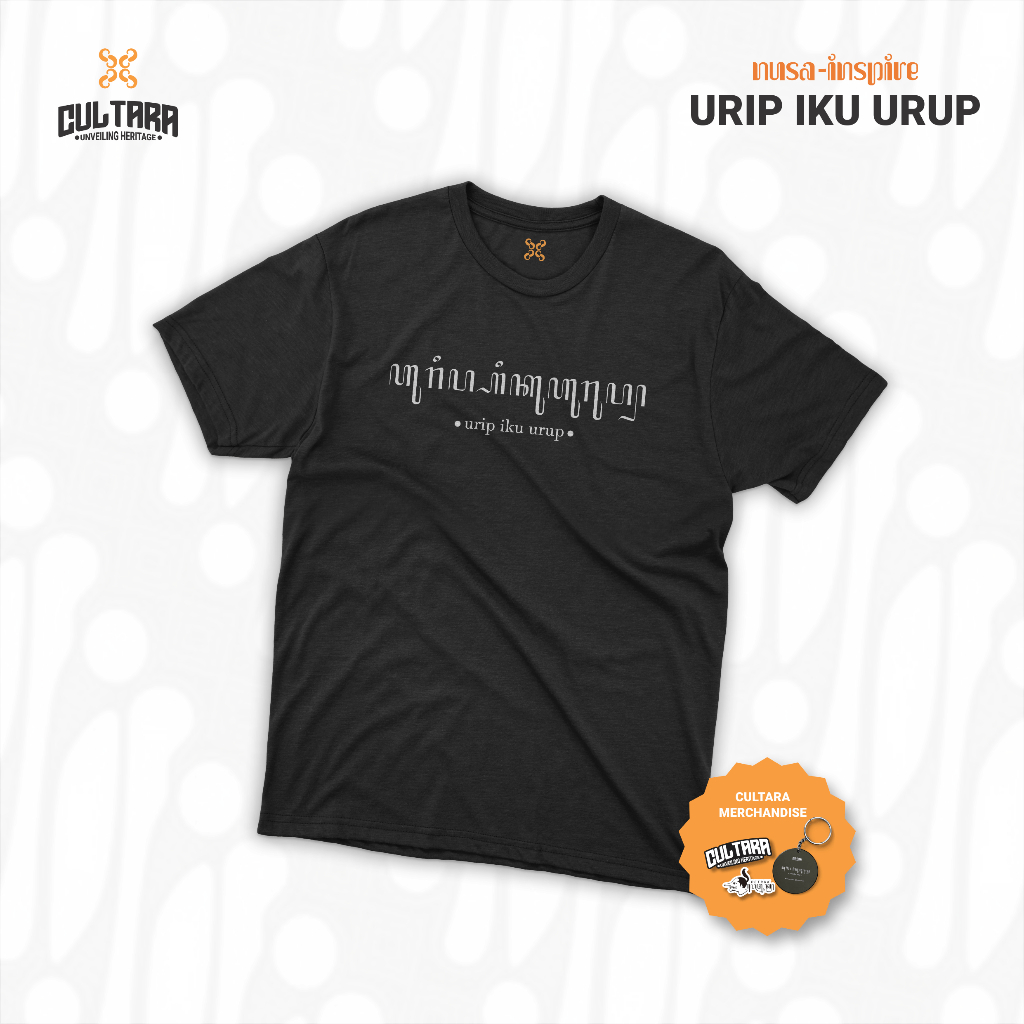 Jual CULTARA Kaos Urip iku Urup Peweling Jawa Budaya Nusantara | Shopee Indonesia