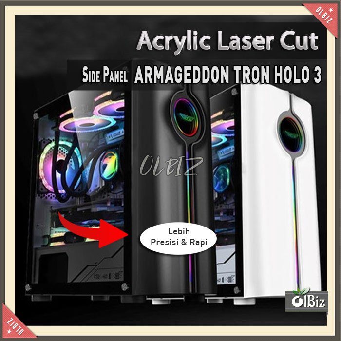 Jual Tutup Kesing Casing Armageddon Tron Holo 3 Akrilik Acrylic Side ...