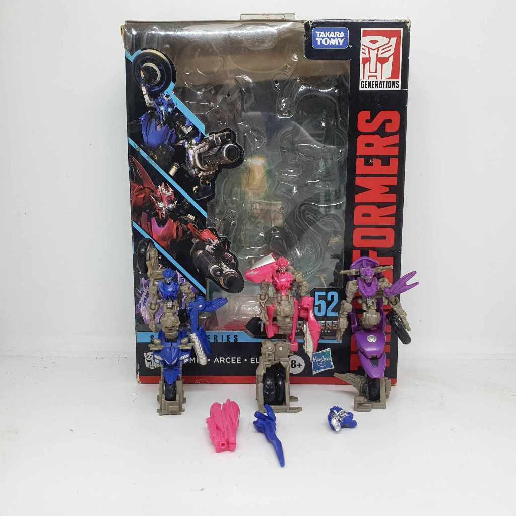 Jual Transformers Studio Series Deluxe Arcee Sisters Chromia Elita One ...