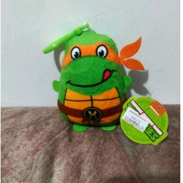 Jual Teenage Mutant Ninja Turtles Plush Keychain Nickelodeon ...