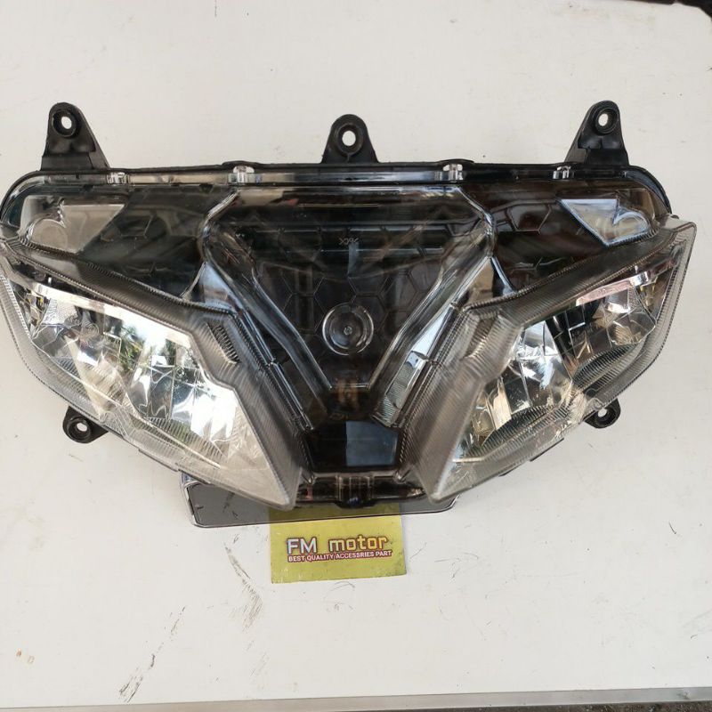 Jual HEADLAMP REFLEKTOR LAMPU DEPAN YAMAHA R15 VVA V3 LED NEW ORIGINAL YGP | Shopee Indonesia