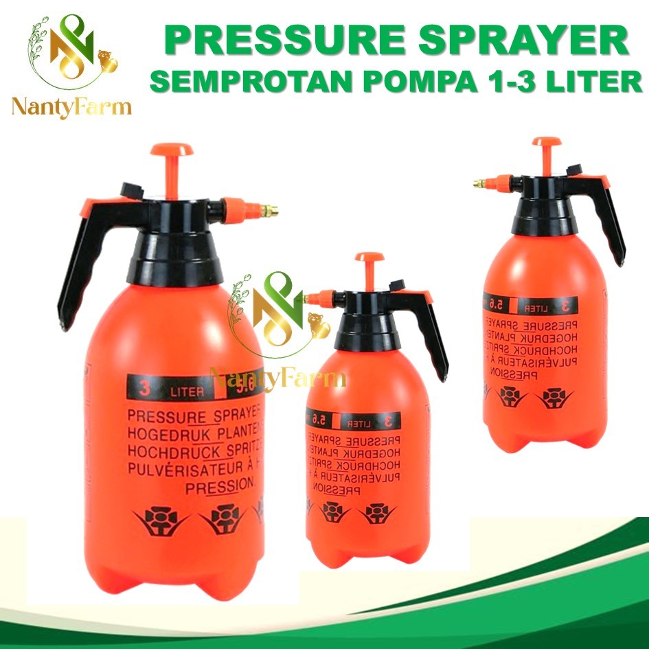 Jual Pressure Sprayer Botol Semprotan Pompa 1-3 Liter Pressure Sprayer ...