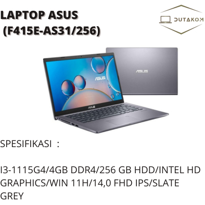 Jual LAPTOP ASUS F415E-AS31/256 (WARNA SLATE GREY) | Shopee Indonesia