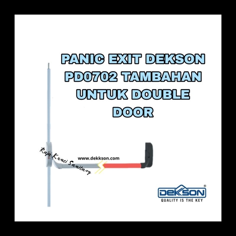 Jual Panic Bar Dekson/ Single Door/ PD0701/ PD0702/ PD8700/ Double Door ...