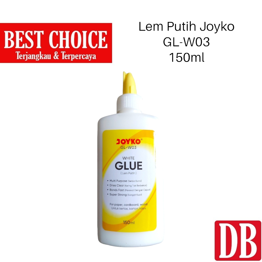 Jual Lem Putih Cair / White Liquid Glue Joyko GL-W03 (1pcs) | Shopee ...